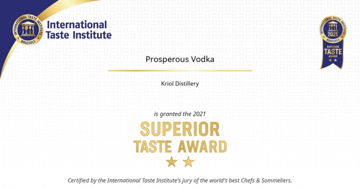 Prosperous Vodka - Premium Vodka - ACCUEIL